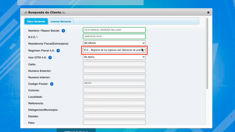 Cómo Solucionar el Error CFDI40161